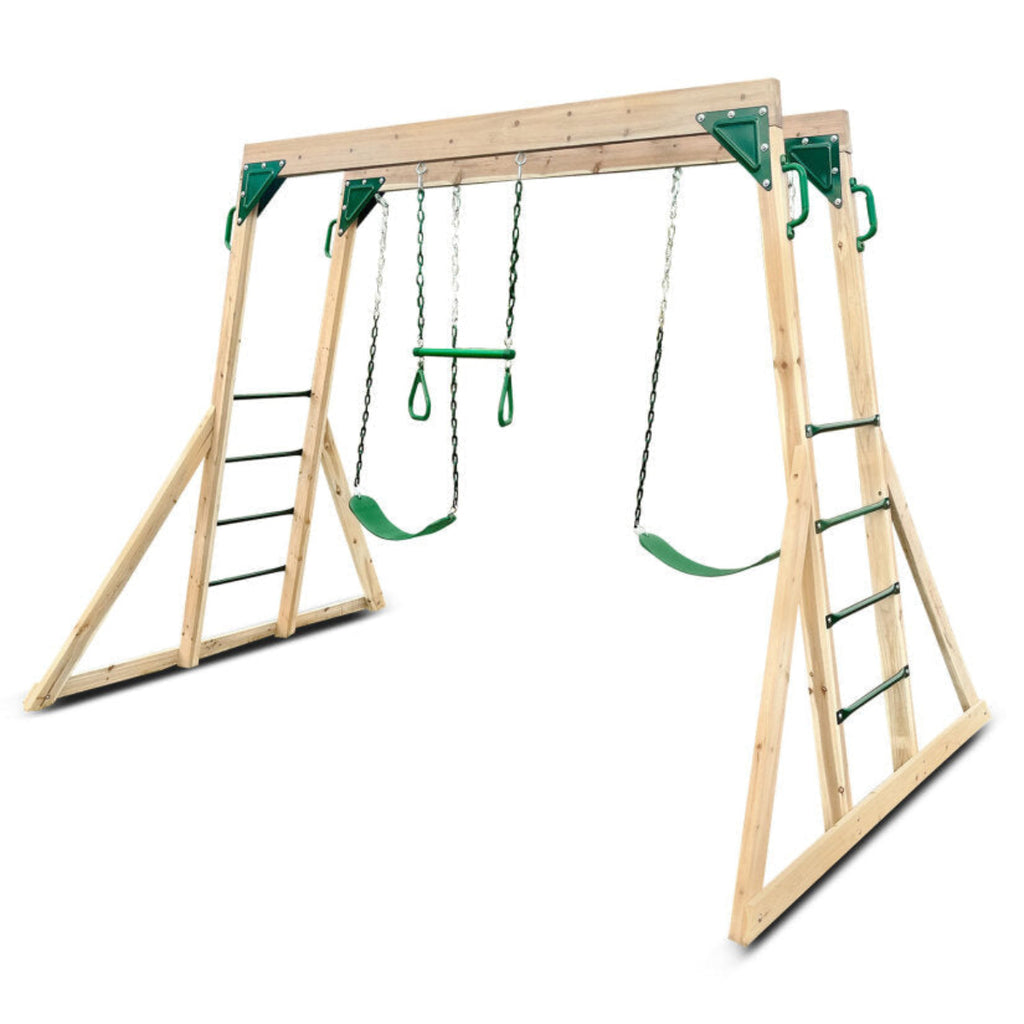 Lifespan Kids Daintree 2-in-1 Monkey Bars & Swing Set