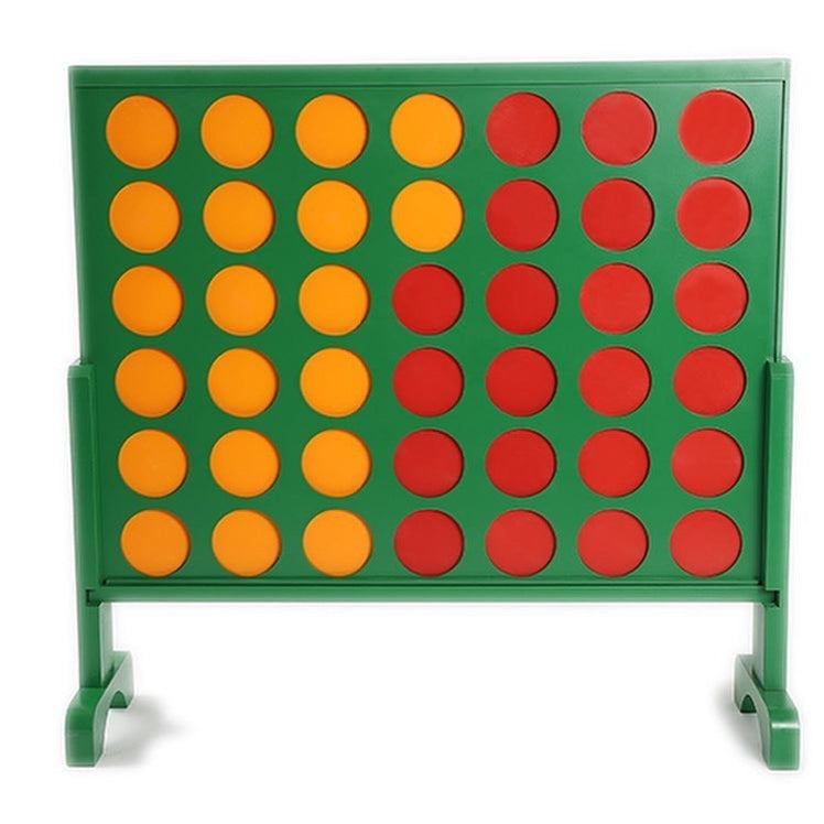Wooden Giant Green Connect Four In A Row Game Set