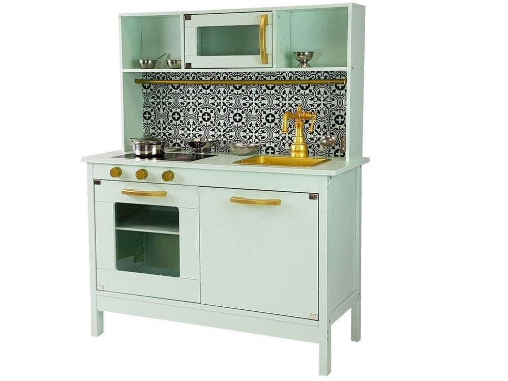 Kids Explore Interactive Modern Kids Kitchen in Mint — All Things For Kids
